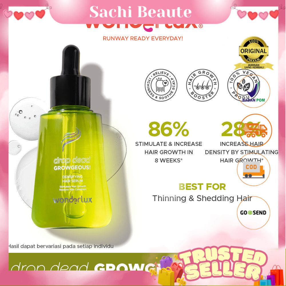 Jual Wonderlux Drop Dead Growgeous! Densifying Hair Serum Hair Growth ...