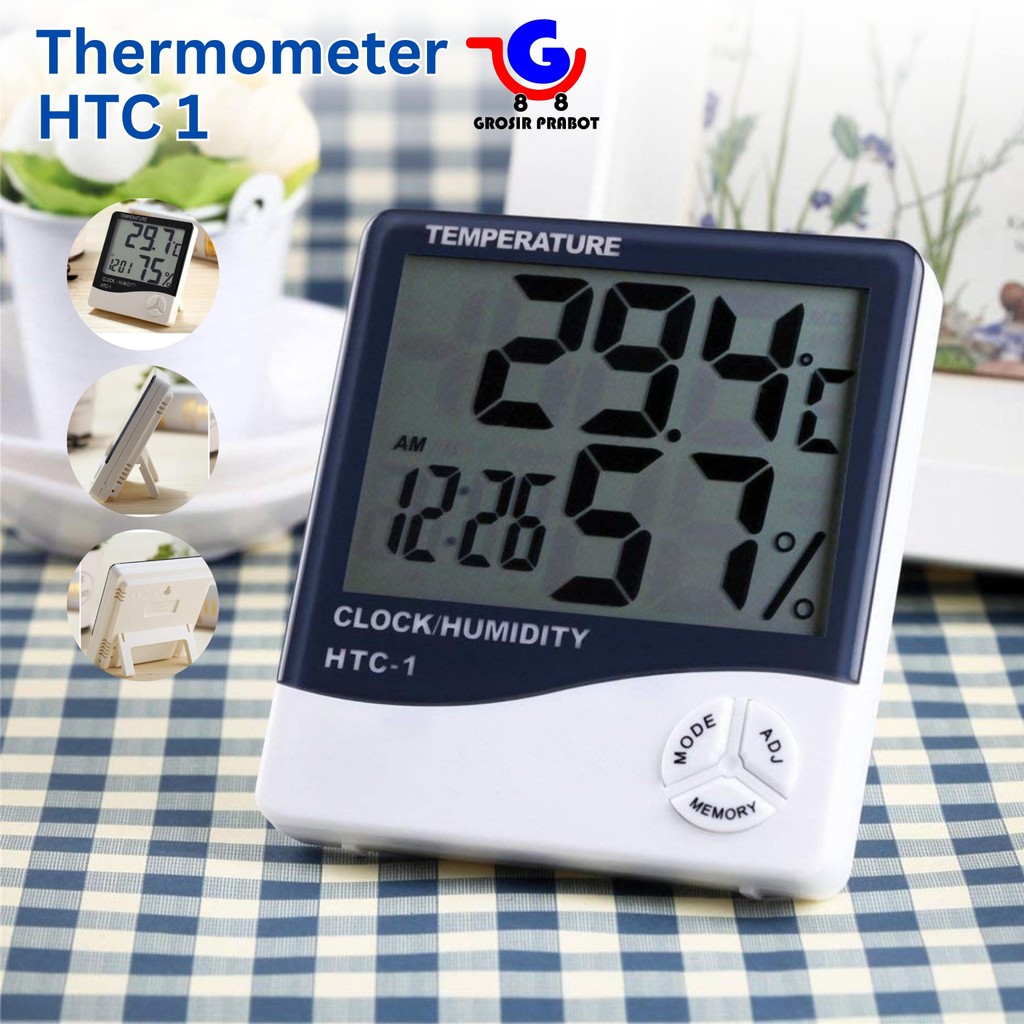 Jual HTC-1 HTC-2 Hygrometer Thermometer Digital Higrometer Termometer Suhu Ruangan Digital ...