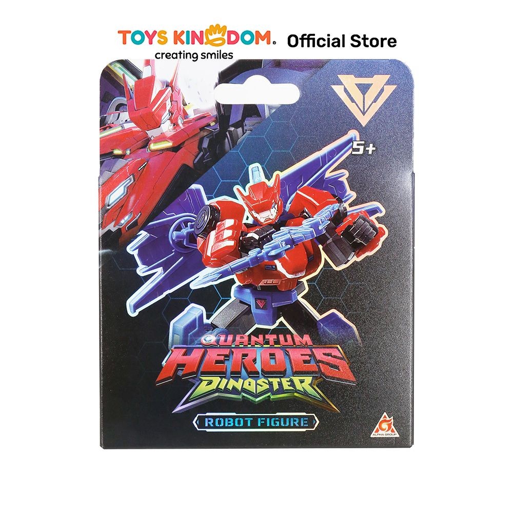 Jual Toys Kingdom Alpha Group Quantum Heroes Dinoster Robot Model Kit ...