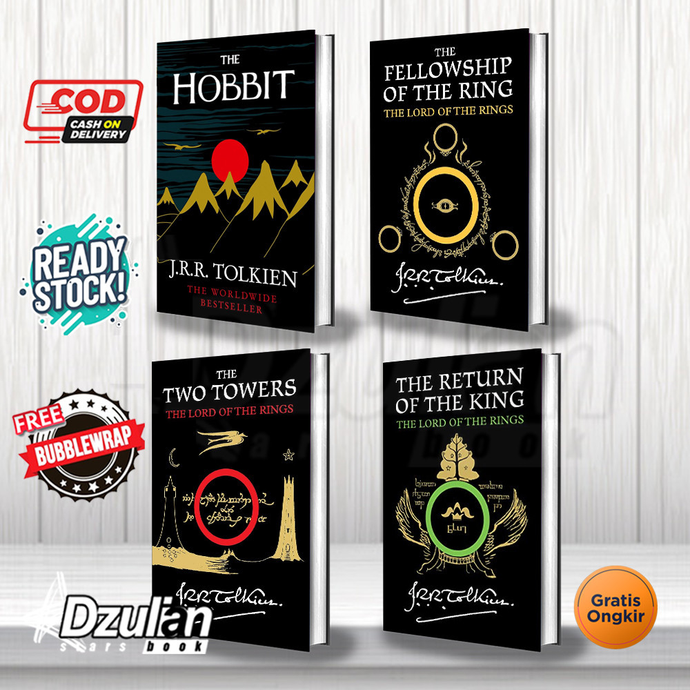Jual Buku The Lord of the Rings (4 book series) by J. R. R. Tolkien | Shopee Indonesia