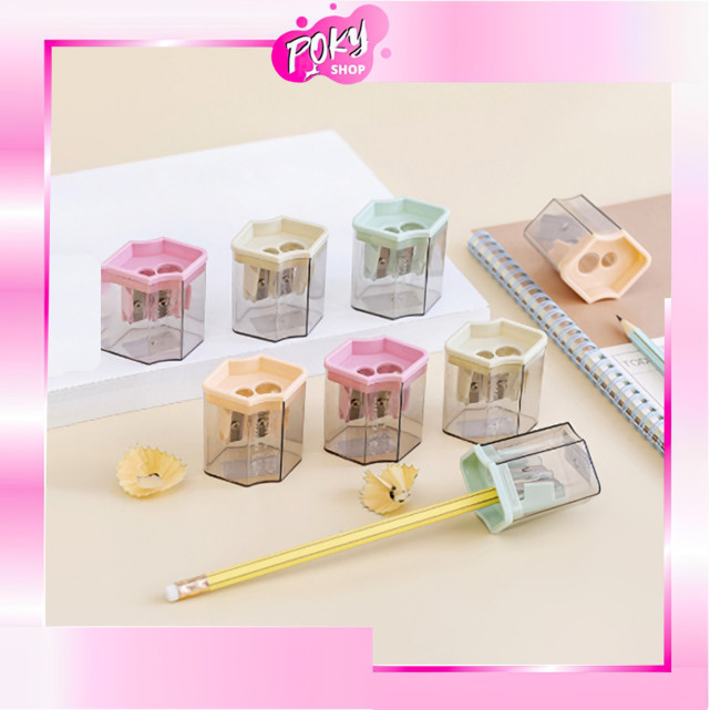 Jual POKY - S5739 Rautan Pensil 2 Lubang / Serutan Pensil Warna Warni ...