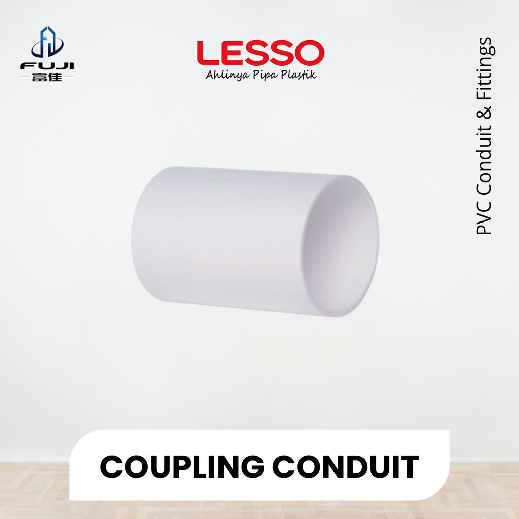 Jual Lesso PVC Conduit Coupling / Shock / Sambungan Pipa | Shopee Indonesia
