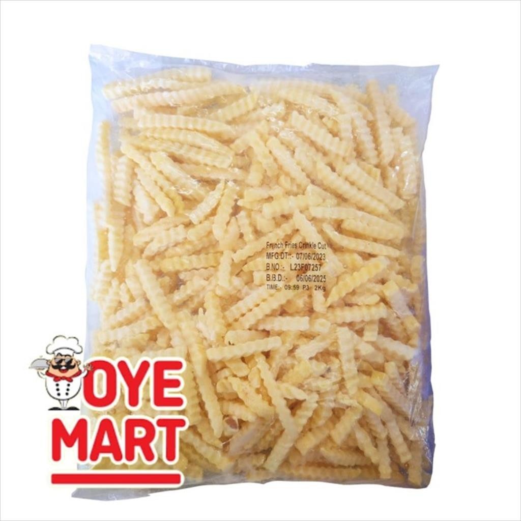 Jual GOGO FRIES SUPER PREMIUM CRINKLE CUT 2KG/FRENCH FRIES KENTANG ...