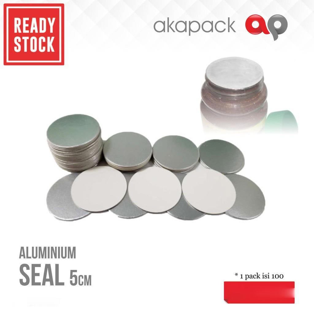 Jual Aluminium segel induksi ukuran 5cm / segel aluminium untuk toples ...