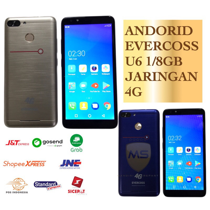 Jual (PROMO) Hp Evercoss Extream U6 4G 4G / S45 Android Murah Evercoss U6 Extreamn / S45 4G ...