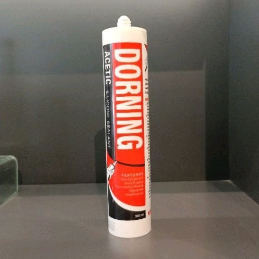 Jual Dorning Lem Silicone Sealent Kaca Acetic Silen White Black Clear ...