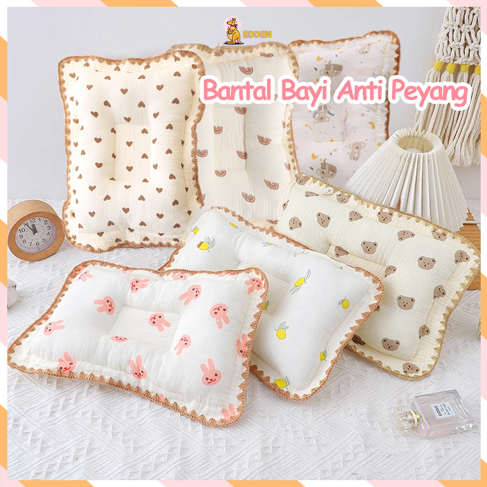 Jual Edden bantal bayi anti peyang bahan muslin bamboo softcotton ...