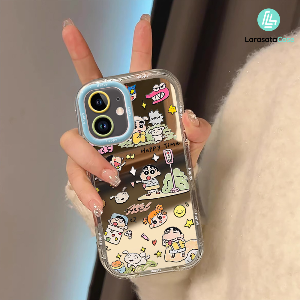 Jual Casing Fancy Mirror 3D Printed krayon shin-chan iPhone case untuk ...