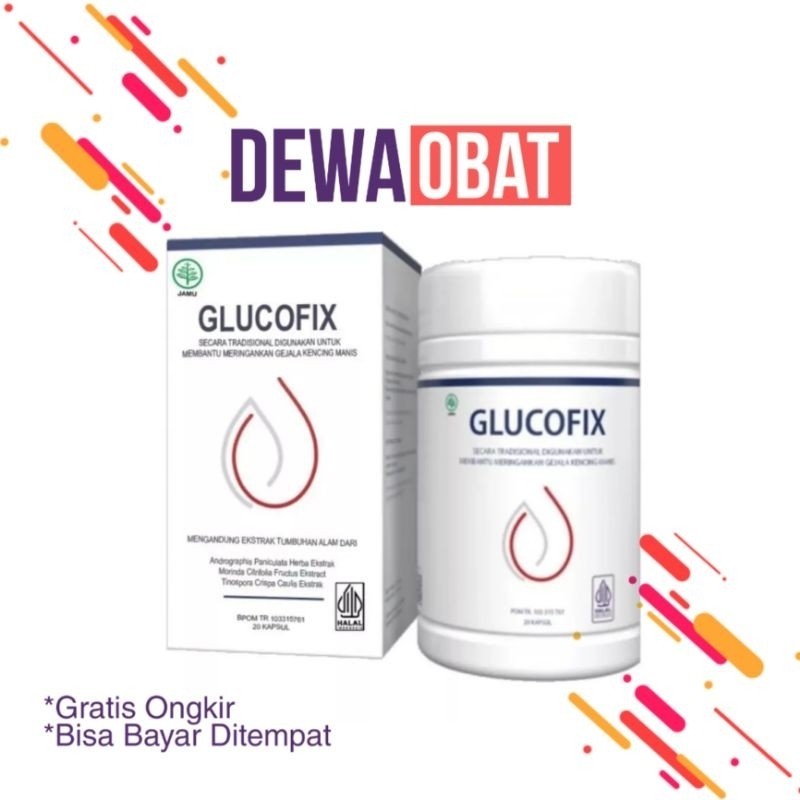 Jual GLUCOFIX ASLI ORIGINAL GLUCOFIX OBAT DIABETES KENCING MANIS SOLUSI ...