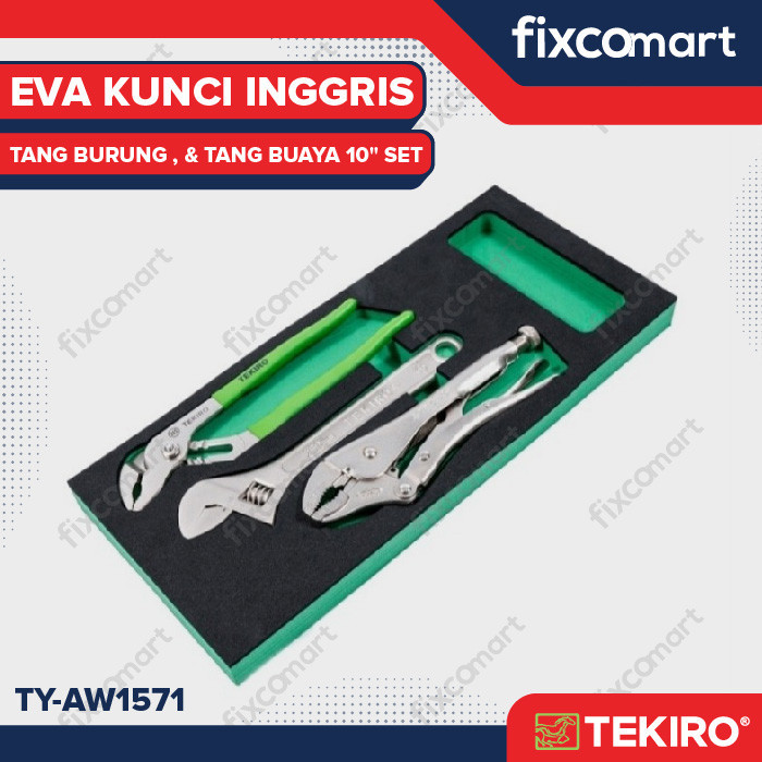Jual TEKIRO EVA KUNCI INGGRIS, TANG BURUNG DAN TANG BUAYA 10 INCH SET ...