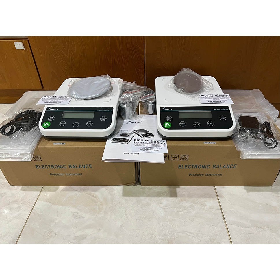 Jual Timbangan Akurasi 0.01g Max 3000 Gram Lab Analytical Balance Joanlab JNB30002 Scale Digital ...