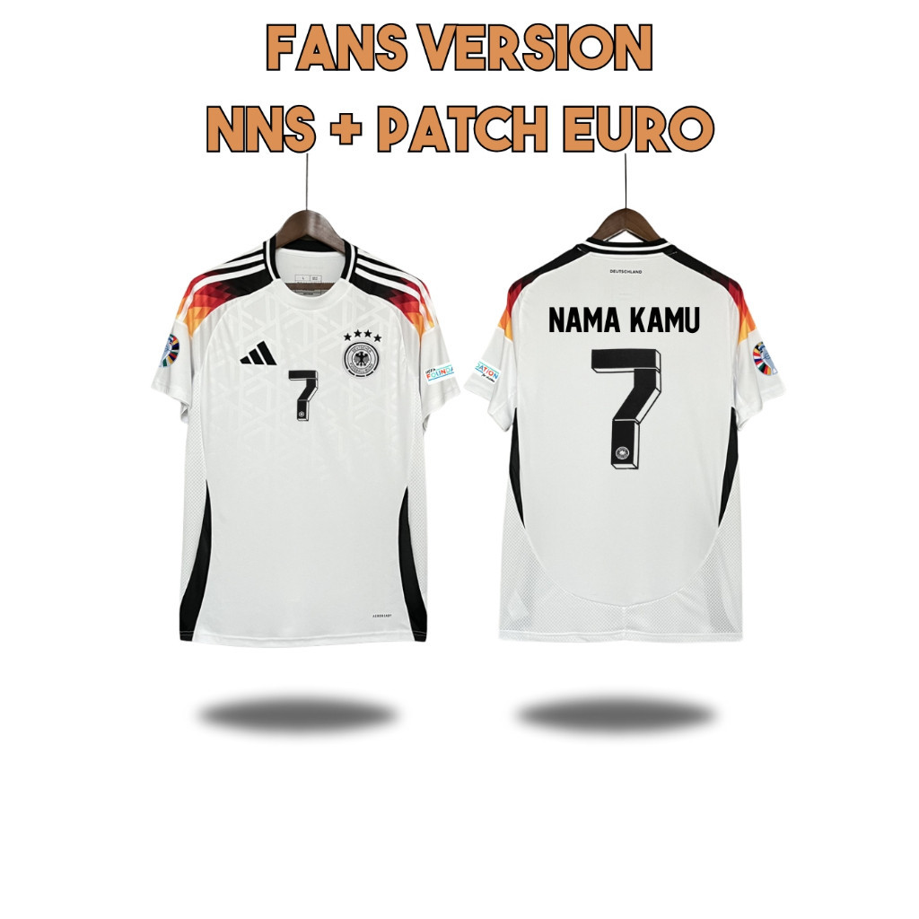 Jual YZ75J Fans Jersey Jerman Home 2024 2025 Baju Sepak Bola Timnas Negara Olahraga Kandang ...