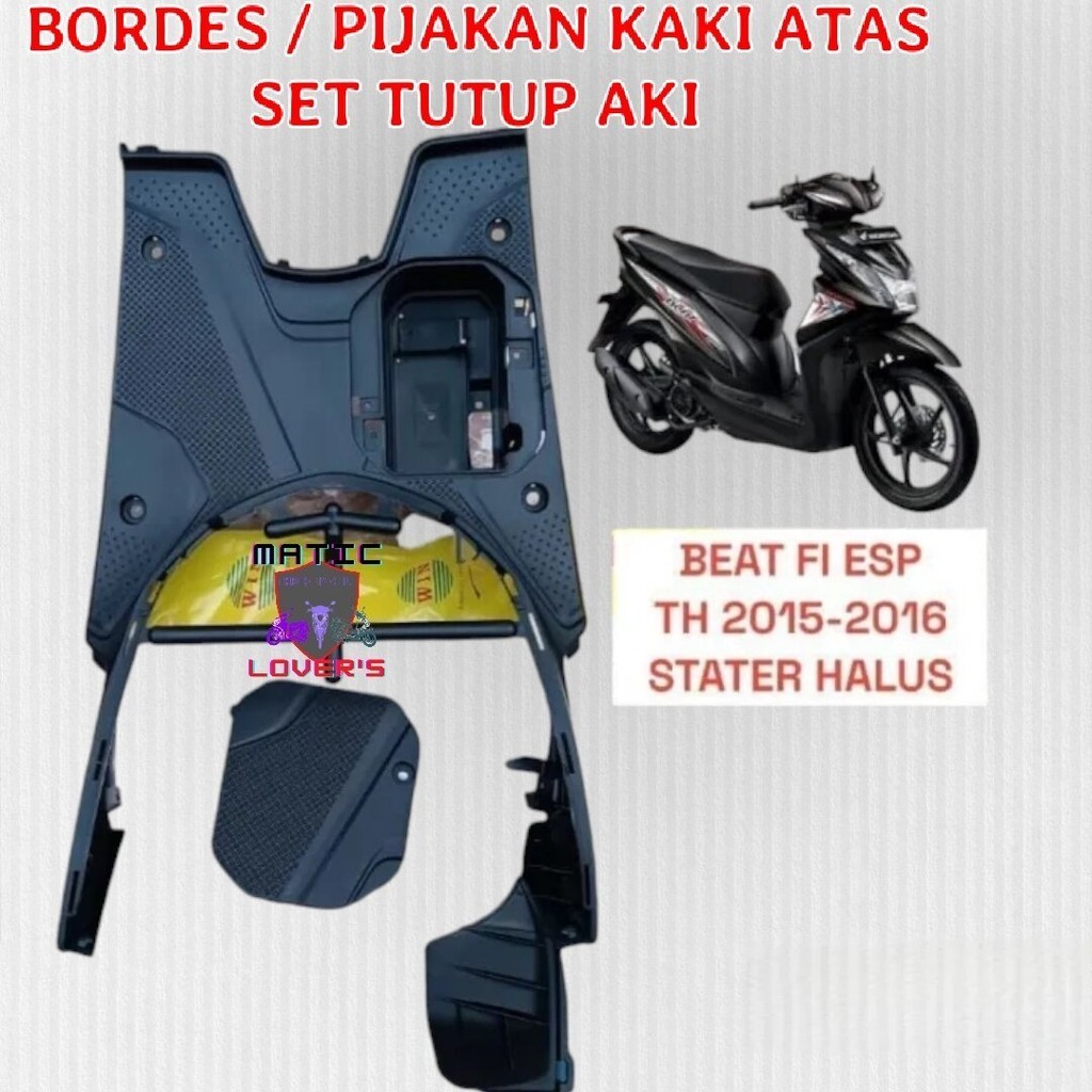Jual step floor bordes pijakan kaki beat fi lama k25 stater kasar set tutup aki dan beat fi esp ...
