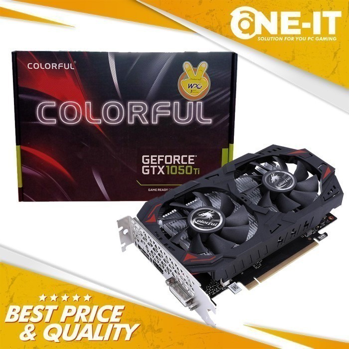 Jual VGA / GPU Colorful GeForce GTX 1050 Ti 4G-V 4GB GDDR5 - GTX1050Ti ...