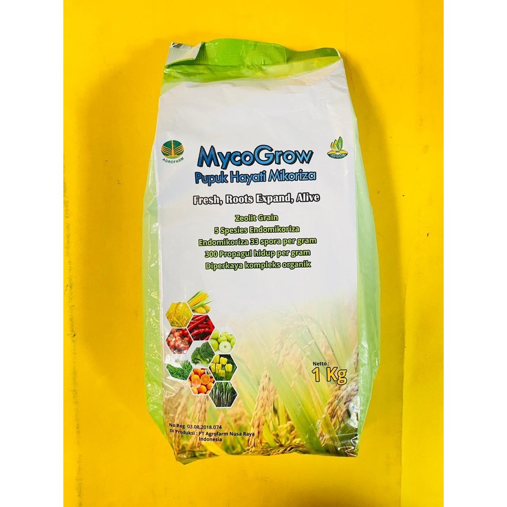 Jual Pupuk Hayati MYCOGROW isi 1kg dr Agrofarm | Shopee Indonesia
