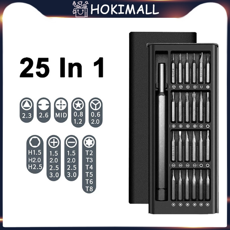 Jual Obeng Set 24 in 1 Screwdriver Kit - Multifungsi, Presisi Tinggi ...