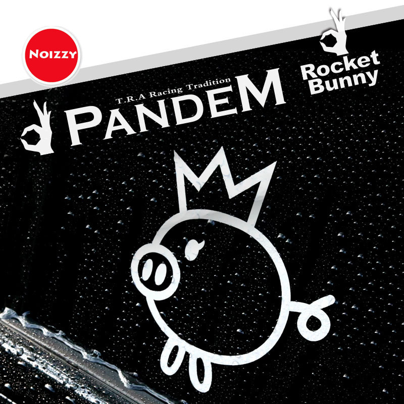 Jual Noizzy Fashion TRA Racing Car Accessories Pandem Auto Decals Vinyl ...