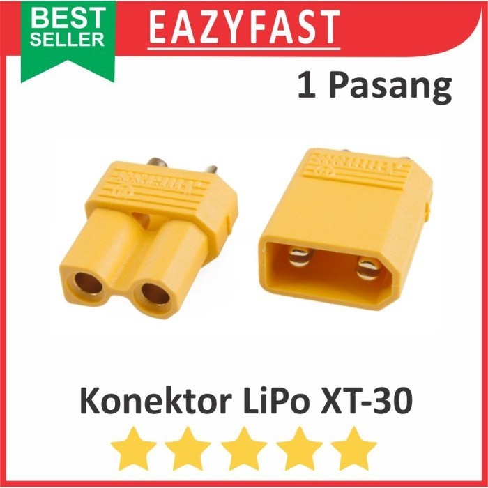 Jual Konektor Baterai LiPo XT30 XT 30 Male Female Jack Socket Banana Plug Socket 1 Pasang Pair ...