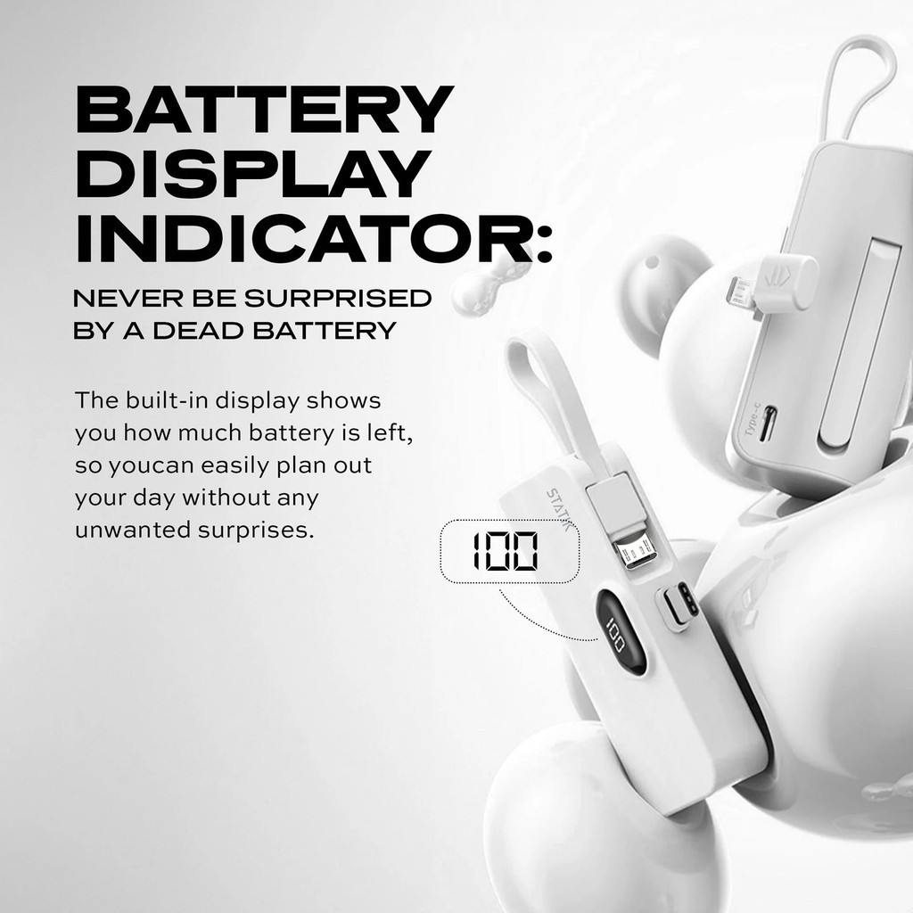 Jual Static Snap-N-Charge Go USB-C Powerbank compact praktis mini ...