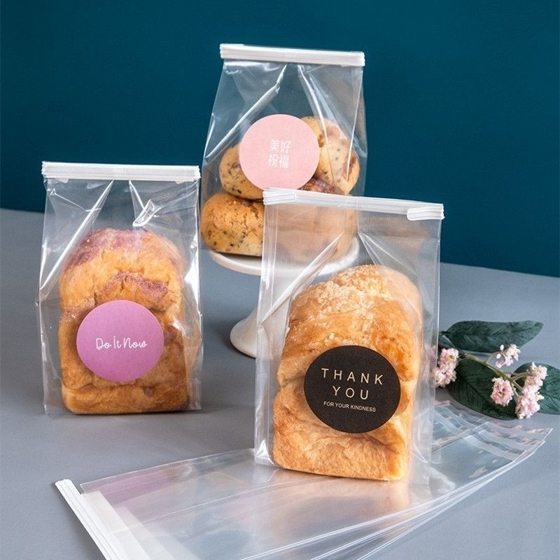 Jual Plastik Roti Polos Klip Isi 50pcs / Plastik Pembungkus Roti ...