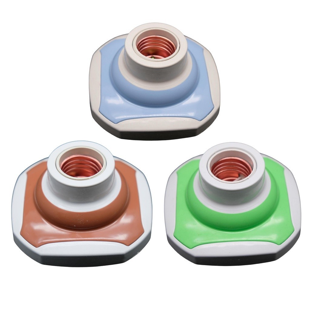 Jual Fitting Plafon Segi 4 Warna Fitting Duduk Fitting Lampu Dudukan ...