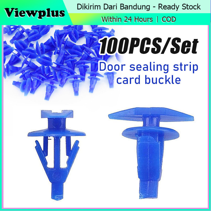 Jual 100Pcs Kancing Klip Karet Pintu Mobil Toyota Honda Universal Klip ...