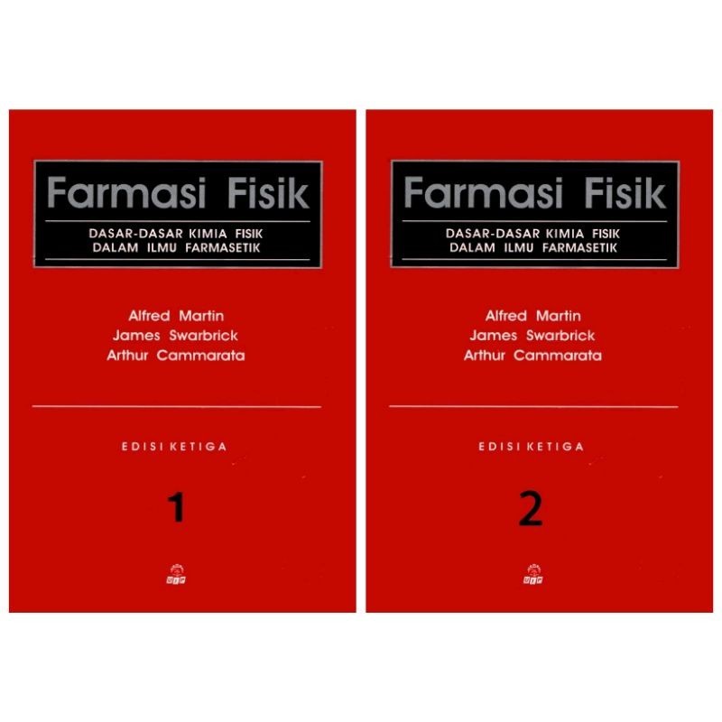 Jual Buku farmasi fisik dasar-dasar kimia fisik dalam ilmu farmasetik edisi 3 jilid 1 dan 2 ...
