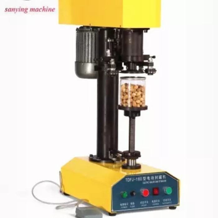 Jual TDFJ-160 LT-160 Electric Tin Seamer machine mesin tutup kaleng ...