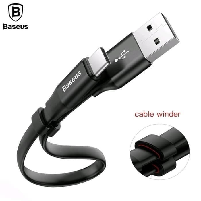 Jual Baseus Kabel Type-c Nimble Type-C Portable Cable 23cm | Shopee ...