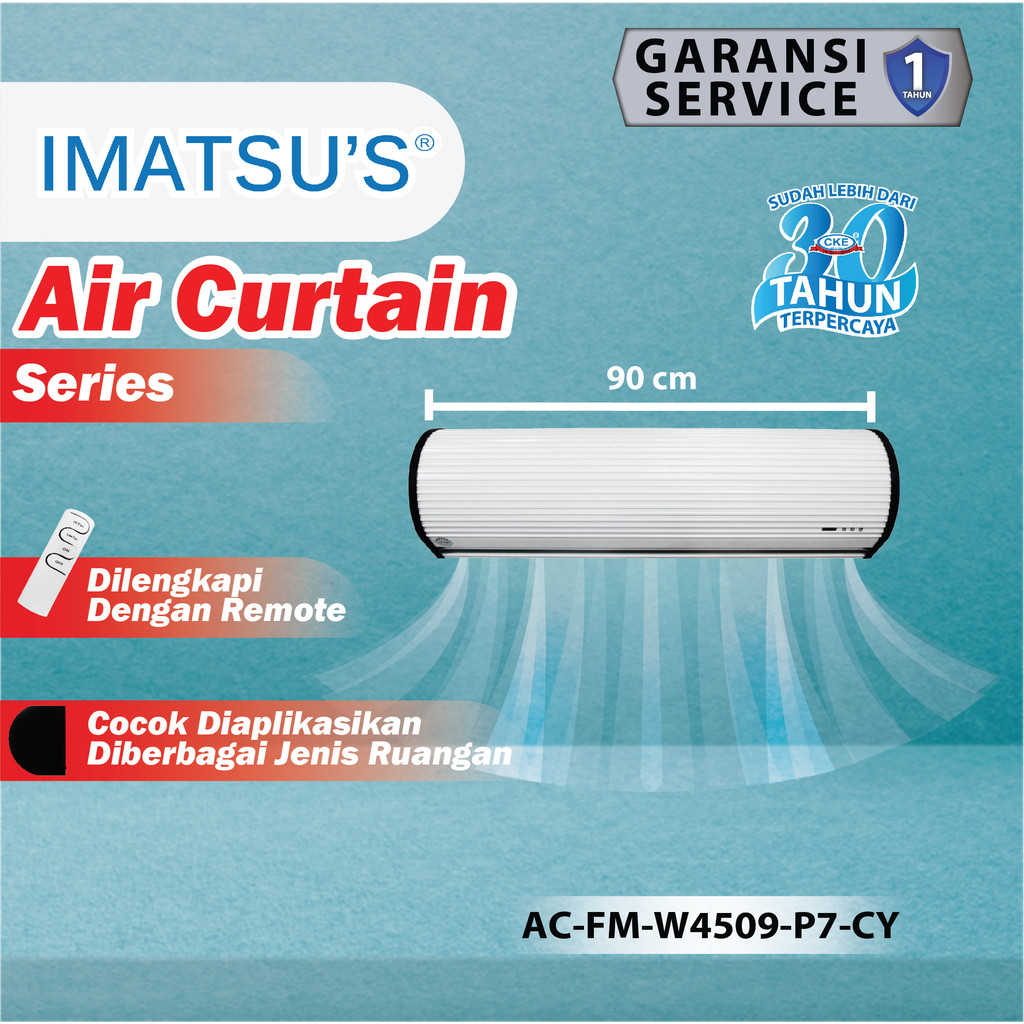 Jual Imatsu Air Curtain Blower AC-FM-W4509-P7-CY Angin Toko Gedung Kantor | Shopee Indonesia
