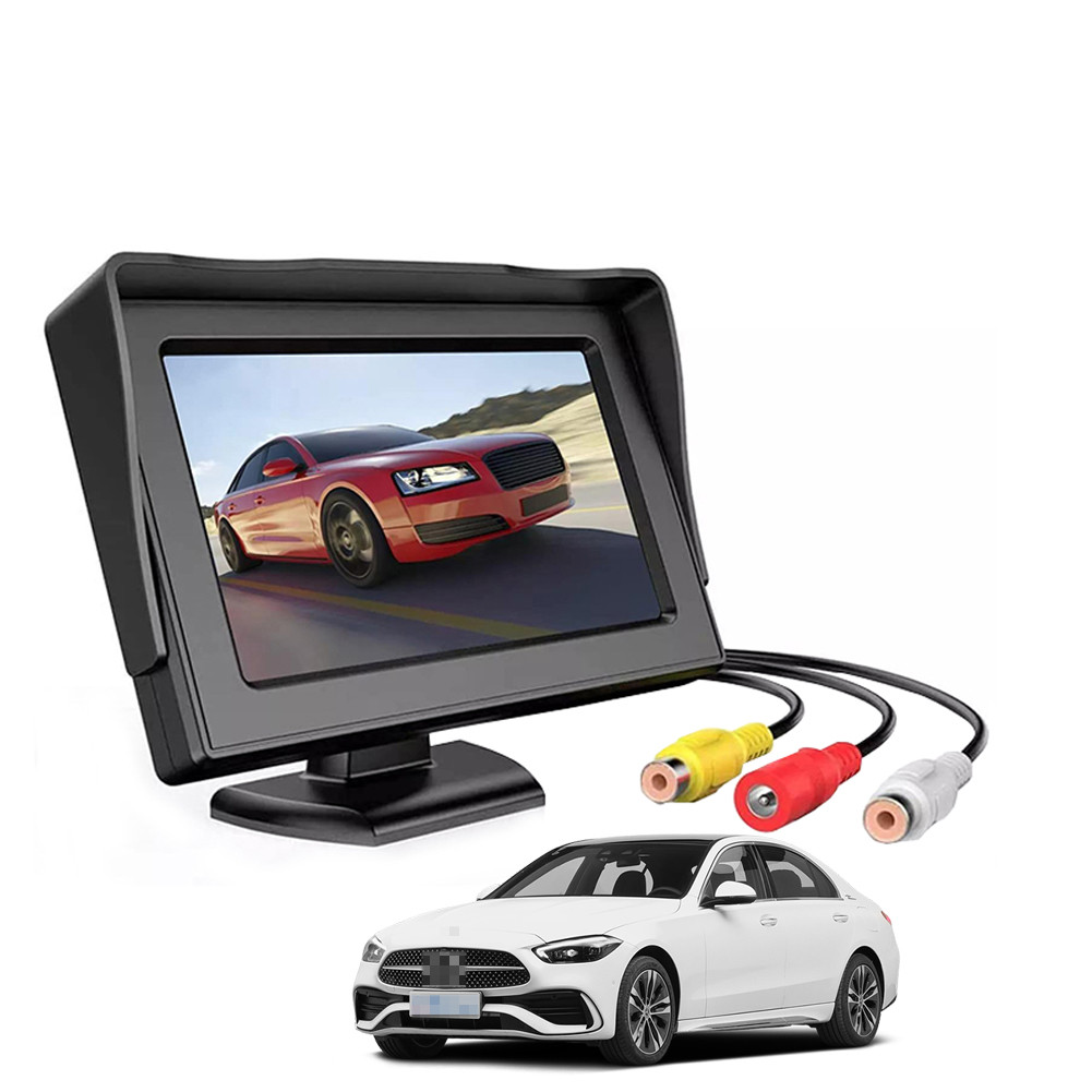 Jual 4.3 Inch Screen TFT LCD Car Monitor with 2 Way AV Input Car ...
