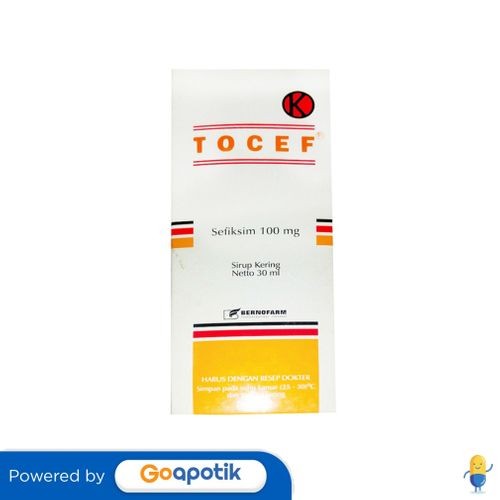 Jual Tocef 100 Mg/5 Ml Dry Syrup 30 Ml Botol | Shopee Indonesia