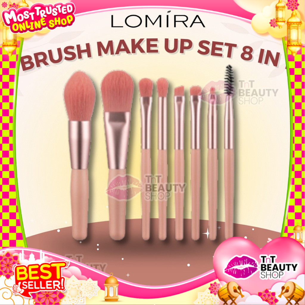 Jual LOMIRA SET BRUSH MAKE UP set 8 in 1 | TnT Beauty Shop | Shopee ...