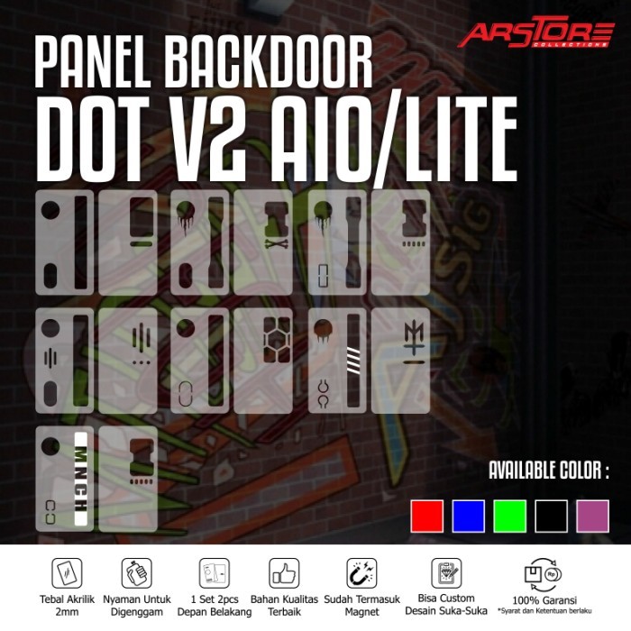 Jual Panel Backdoor Akrilik Dot V2 Lite/Aio multi jaya furniture ...