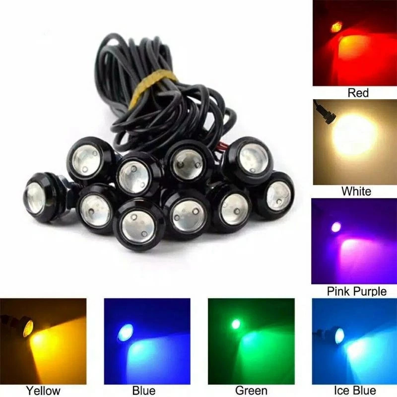 Jual Lampu Sorot LED Eagle Eye Baut Mata Elang Mirror Flash Light 23 mm | Shopee Indonesia