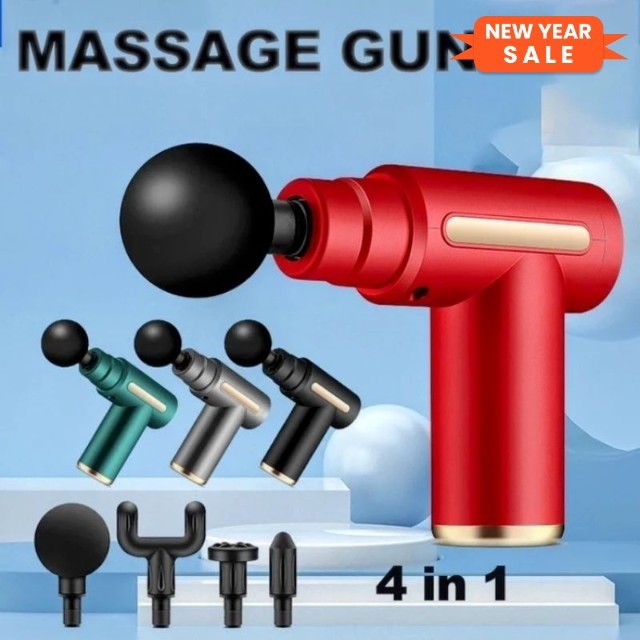 Jual Alat Pijat Mini Fascial Gun Massage Gun Smart Alat Pijat Gym ...