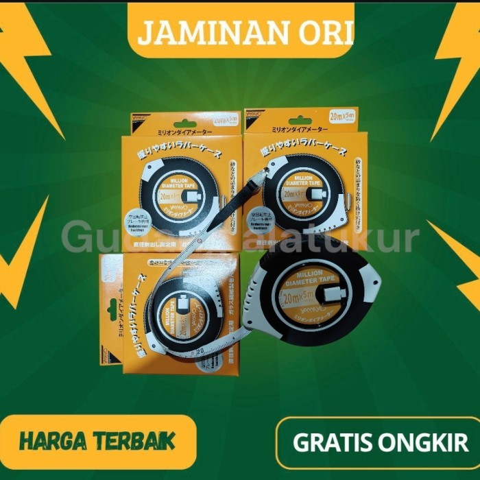 Jual YAMAYO 20m Million Diameter Tape Phi Band 5m Diameter Made in ...