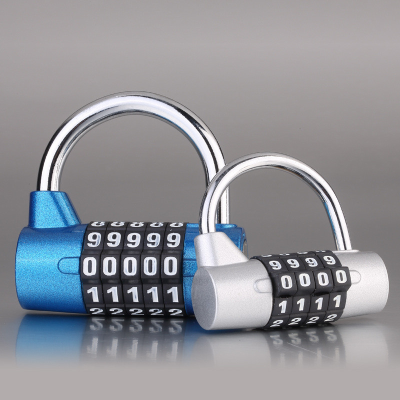 Jual 4,5 Digit Number Combination Travel Password Lock Combination ...