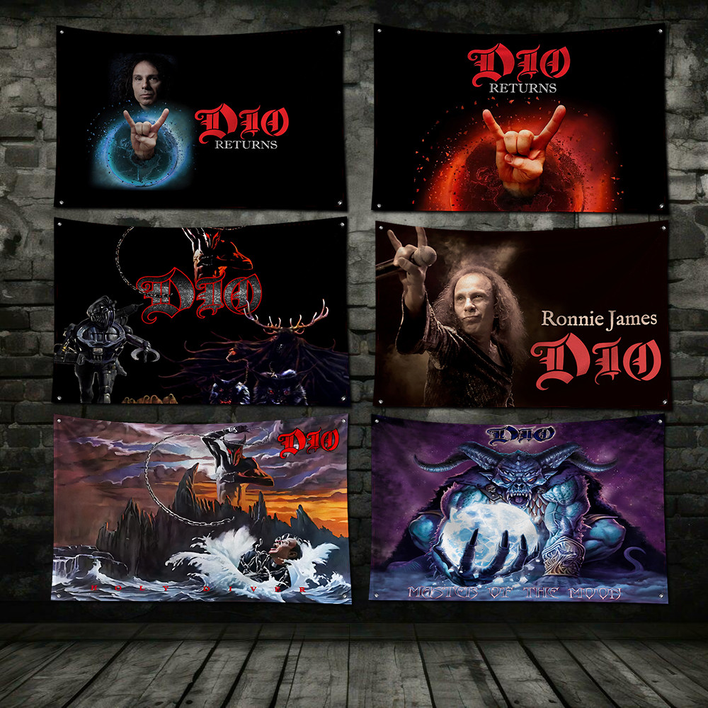 Jual 3x5 Ft Heavy Metal Rock Band D-dios Flag Polyester Digital ...