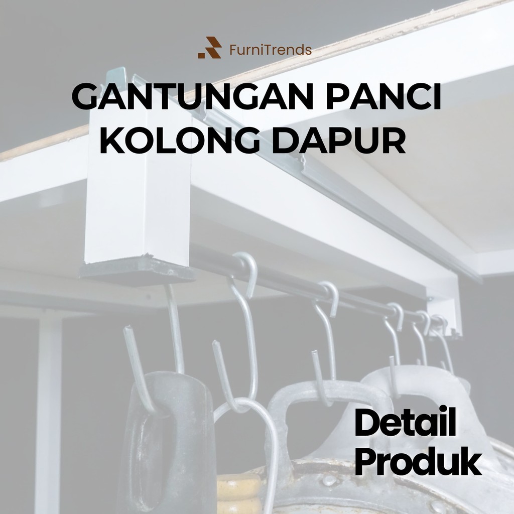 Jual PAKET Set Rel Laci Huben Gantungan Paku Pancing Besi Rak Kolong ...