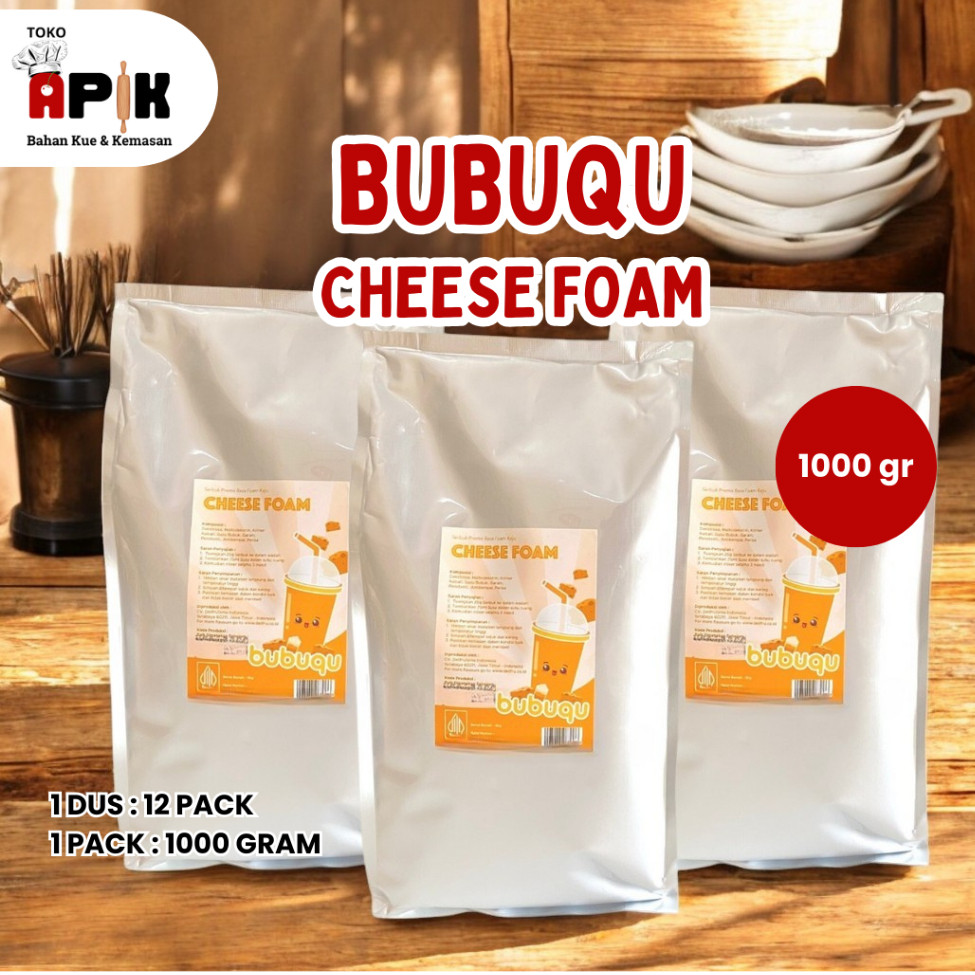 Jual BUBUQU CHEESE FOAM 1KG / FOAM SERIES / MINUMAN KEKINIAN | Shopee ...
