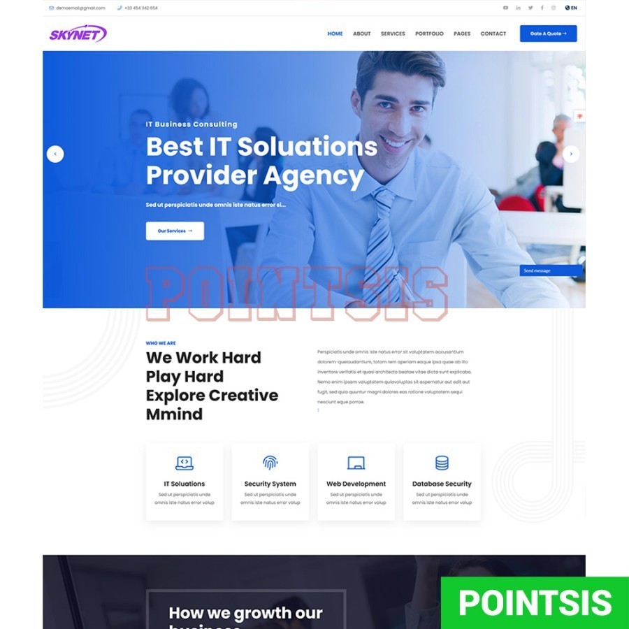Jual Source Code Web Bisnis Company Profile Dengan CMS Full Laravel | Shopee Indonesia