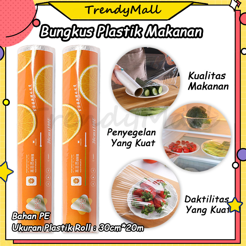 Jual Plastik Wrap Pembungkus Makanan 30cm x 20m/plastik wrap pembungkus ...