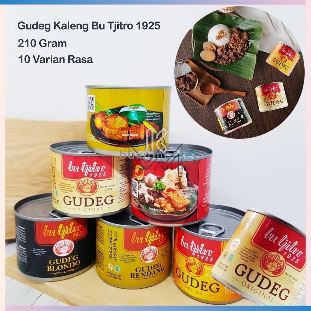 Jual Bu Tjitro Gudeg Kaleng Instan Khas Jogja - Best Seller Oleh-oleh ...