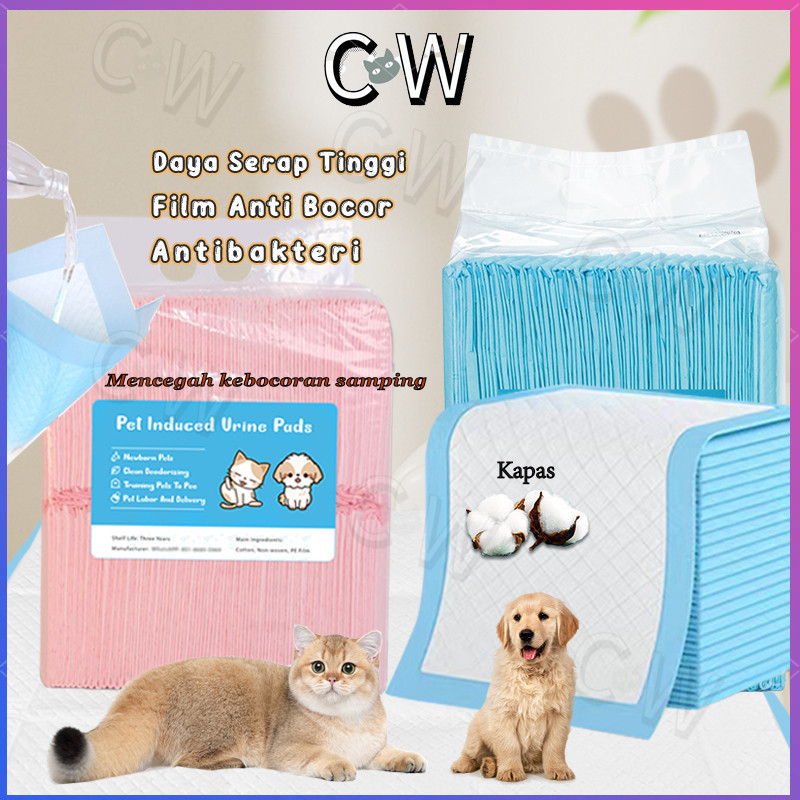 Jual 100pcs Underpad kucing dan anjing Pad Pipis Kucing Popok Sekali ...