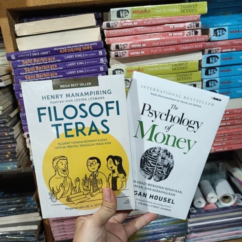 Jual Paket 2 Buku FILOSOFI TERAS // THE PSYCHOLOGY OF MONEY | Shopee Indonesia