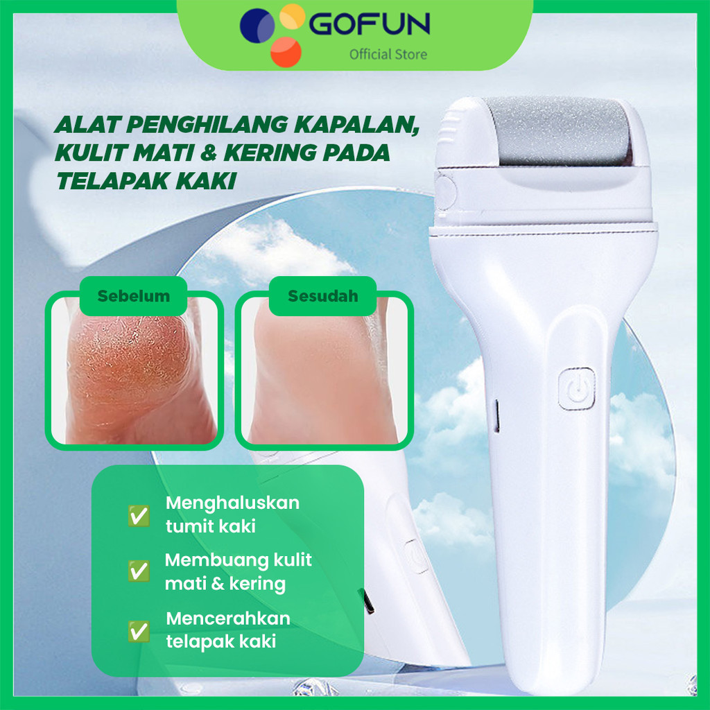 Jual Alat Penghalus Tumit Kaki Elektrik Portable Untuk Kulit Mati Dan ...