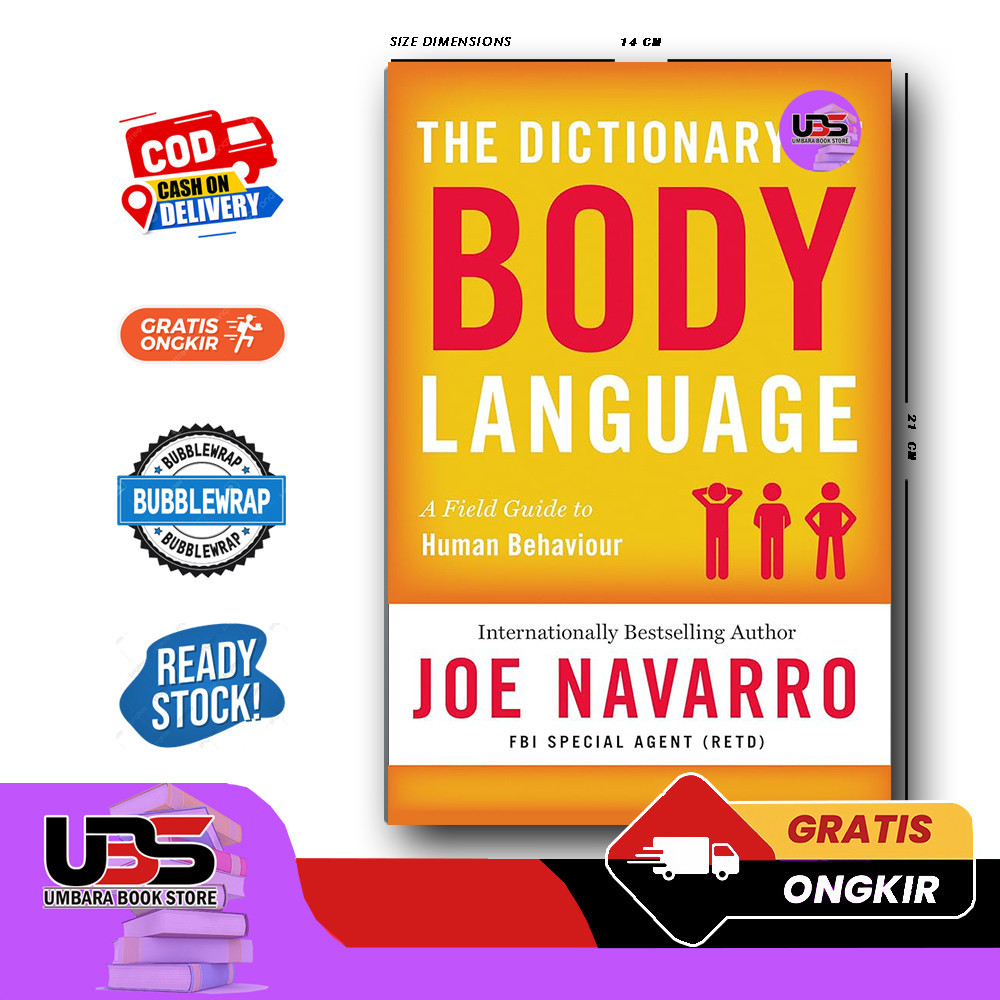 Jual The Dictionary of Body Language - Joe Navarro (English) | Shopee ...