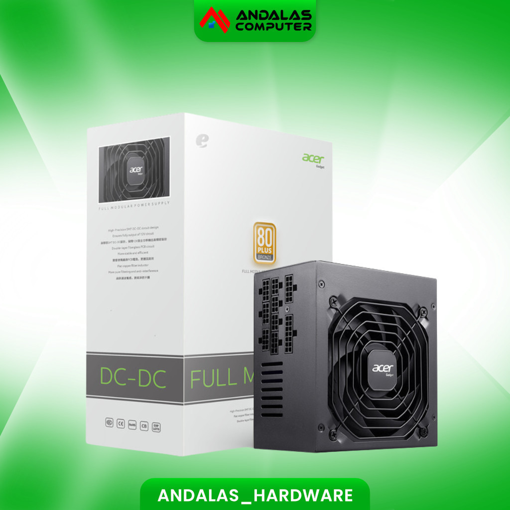 Jual Power Supply Acer eMachines AC550 550Watt Full Modular 80+ Bronze ...