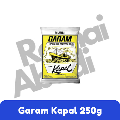 Jual GARAM CAP KAPAL 250 GRAM | GARAM ASIN | Shopee Indonesia